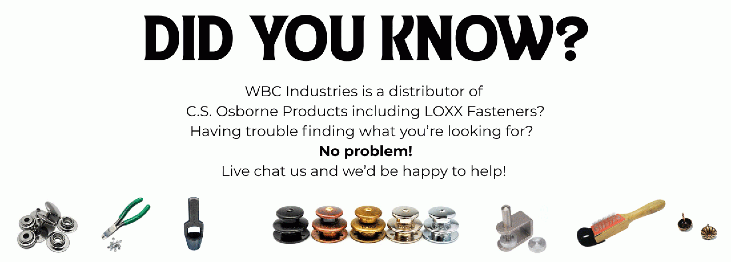 WBC Industries Hook and Loop Products & Fastening Solutions