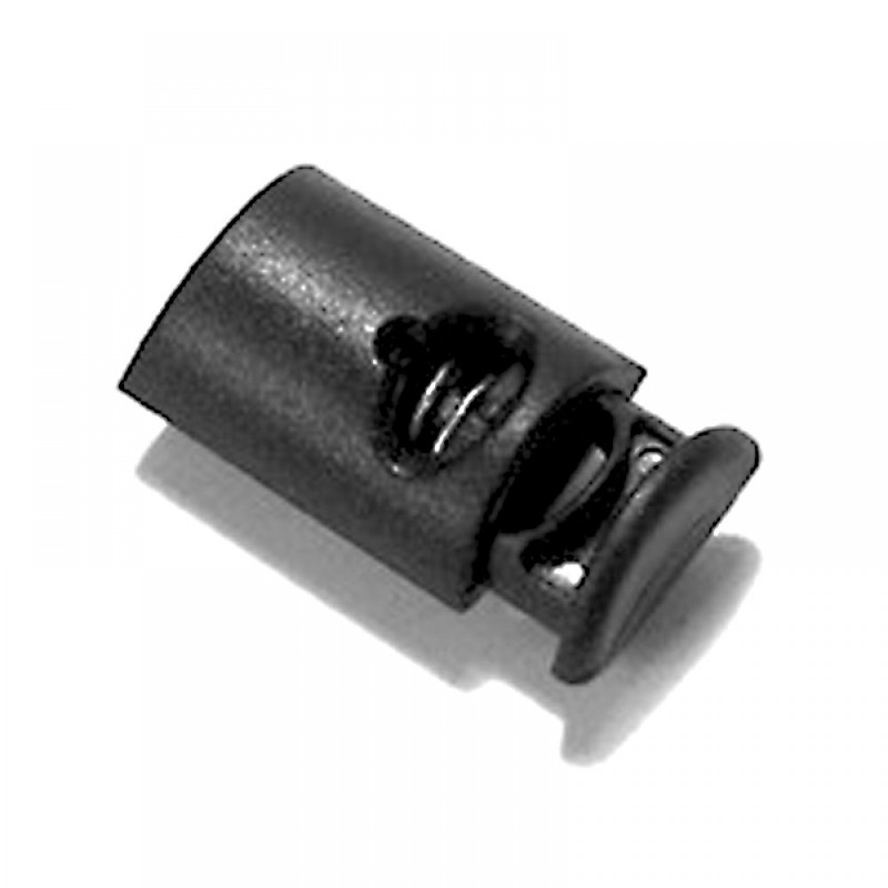 Oval Plastic Cord Lock - PLP048-RBK