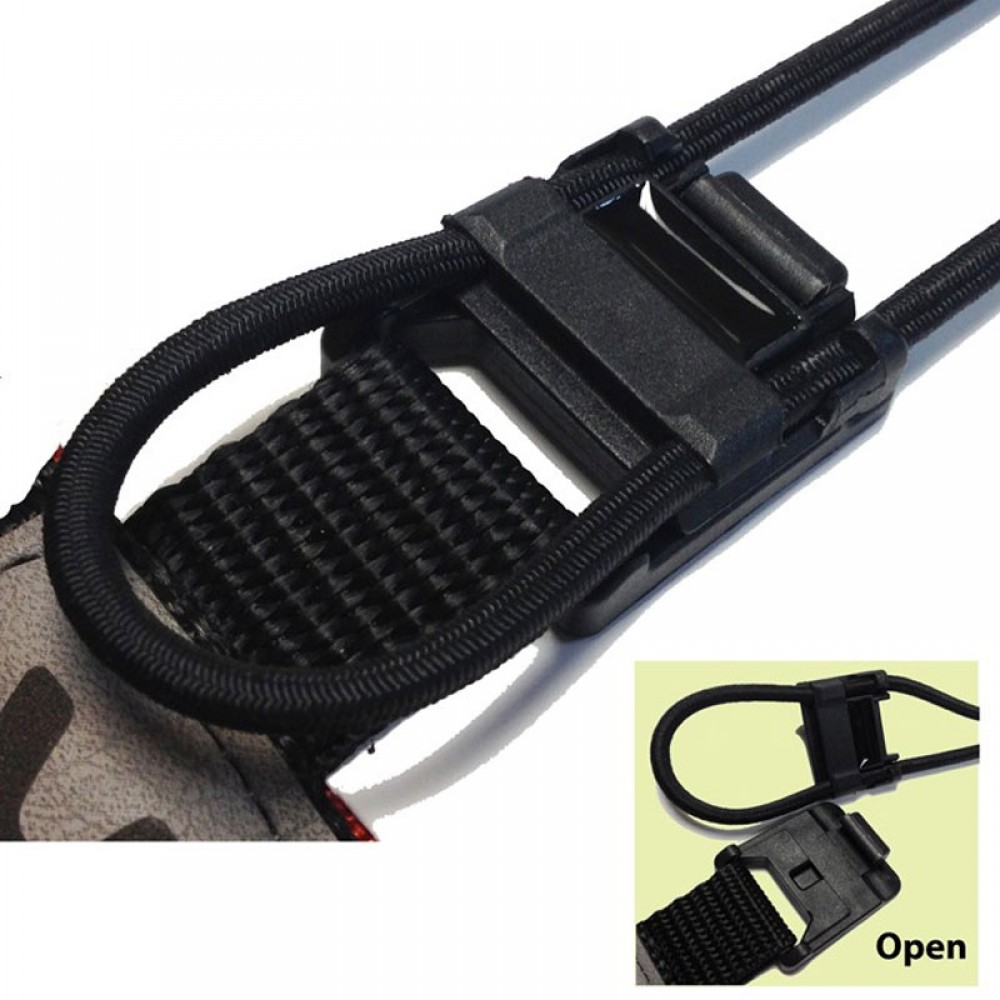 3/4" Flip Top Magnetic Hook Buckle w/ Cord on One Side - FL-01204