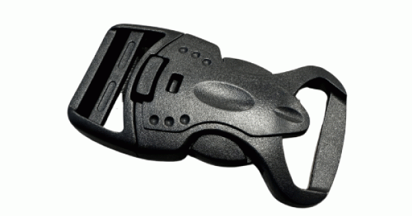 1" Locking Side Release Buckles, Black | WBC Industries
