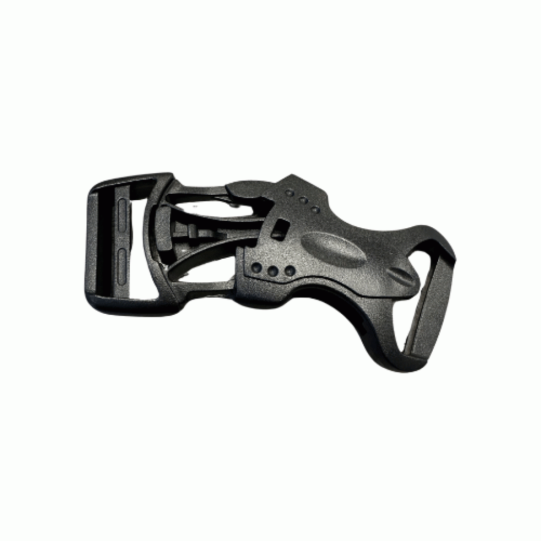 1" Locking Side Release Buckles, Black | WBC Industries