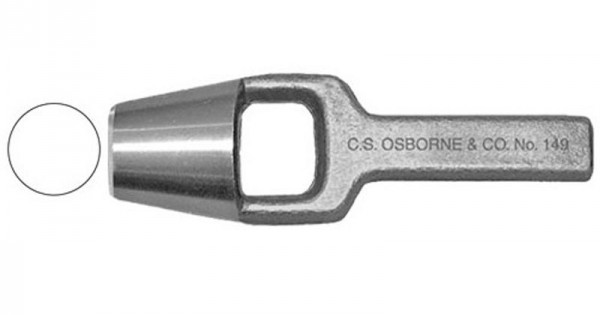 C.S. Osborne Arch Punch - Measurements in Millimeters